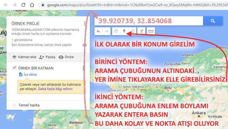 Google Maps Özel Harita Oluşturma, Simge Ekleme, Navigasyonda Kullanma ...