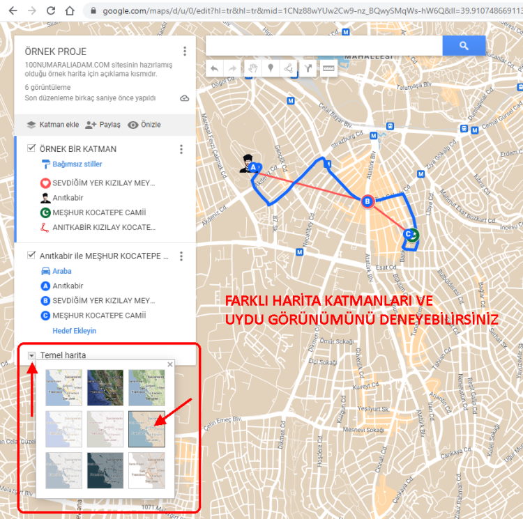 Google Maps Özel Harita Oluşturma, Simge Ekleme, Navigasyonda Kullanma ...